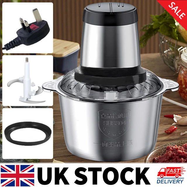 3L STAINLESS STEELS Meat Grinder Electric Mincer Mixer Blender Food Processor UK £14.93 ...