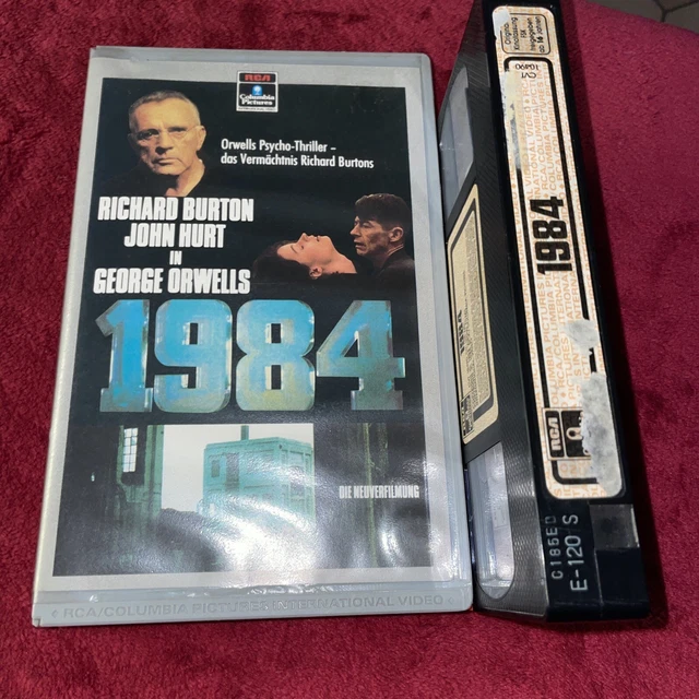 GEORGE ORWELLS 1984 RCA VHS Erstauflage Richard Burton EUR 39,95 ...