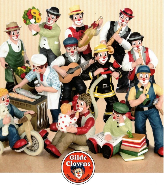 GILDE CLOWN SORTIMENT - 60 Jahre Gilde - Figuren zur Auswahl EUR 69,95 ...
