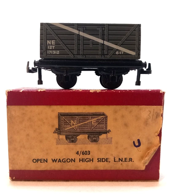 TRIX TWIN RAILWAY TTR 4/603 LNER open wagon High Side - tinplate HO/OO ...