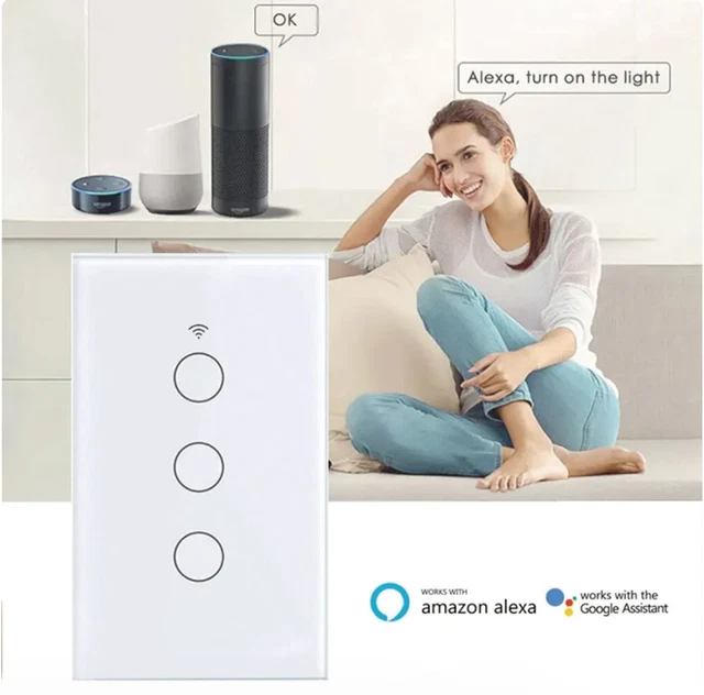 SMART LIFE LIGHT Switch WiFi Touch Sensor Switch App Remote Control $20 ...