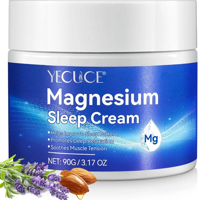 MAGNESIUM CREAM FOR Sleep, Topical Magnesium Cream for Restless Legs ...
