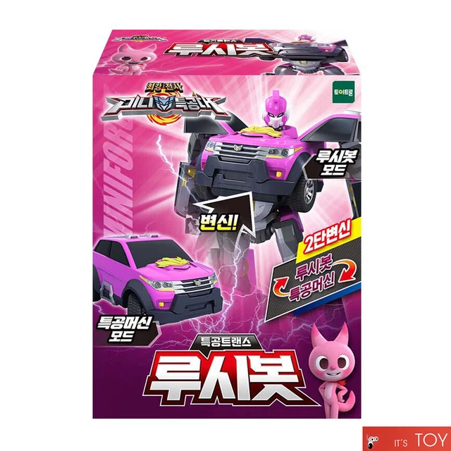 MINIFORCE RANGER TRANS LUCYBOT Lucy Bot Pink Transforming Robot SUV Car ...