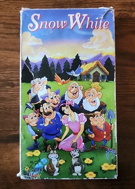 SNOW WHITE VHS 1992 Golden Films Snow White (not Disney version) VHS ...
