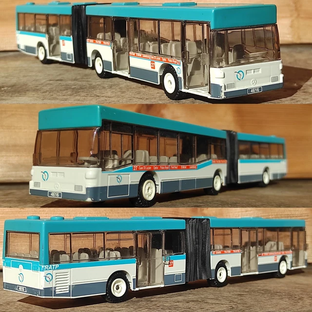 1:55 MERCEDES BUS Accordéon RATP Autobus Articulé Gelenkbus Collection ...
