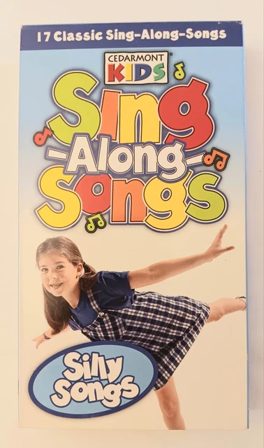 CEDARMONT KIDS SING Along Silly Songs VHS 1995 Video Tape Christian ...