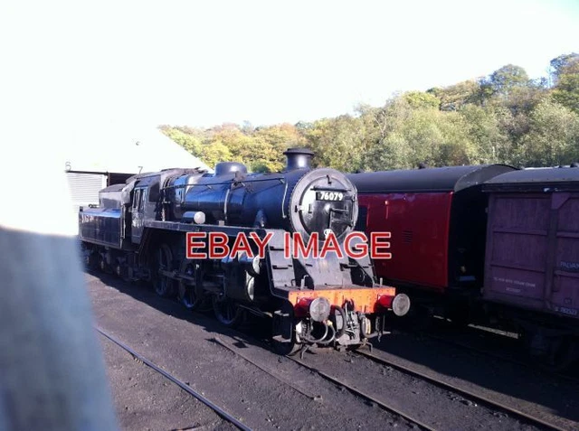 PHOTO BR Standard Class 4 Locomotive 76079 In The Yard At Grosmont £1. ...