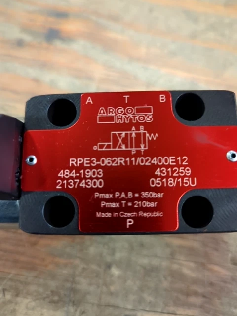 ARGO HYTOS RPE3-062R11/02400E12 Hydraulic Control Valve - New in Box £ ...