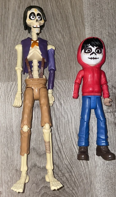 DISNEY MULTICOLOR PIXAR Coco + Hector Movable Skeleton Action Figure ...