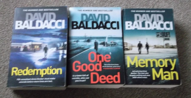 REDEMPTION, MEMORY MAN, One Good Deed - Amos Decker series by David ...