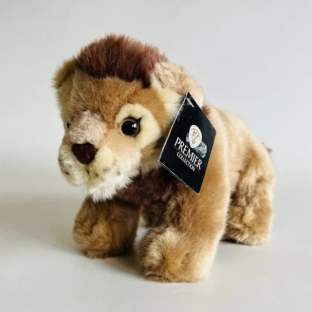 ARK TOYS PREMIER Collection Floppy Lion With Beans Soft Toy Cuddly ...