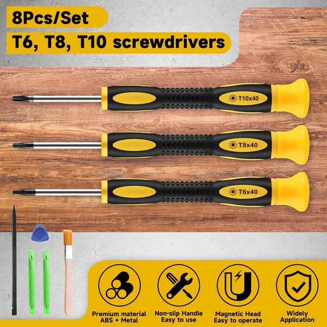 8PCS/SET TORX T8 T10 H35 Screwdriver Opening Tools Set Repair Tool ...