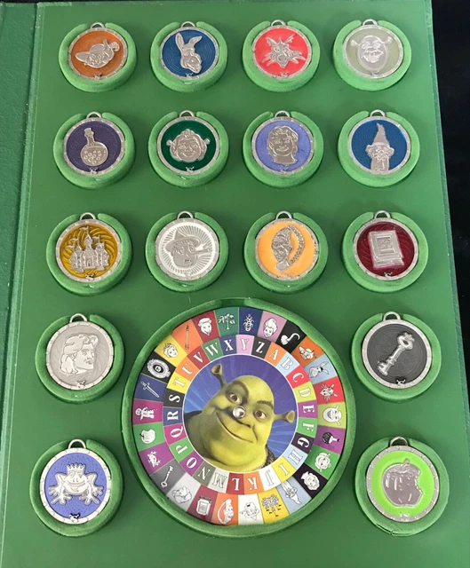 RARE SHREK QUESTS Medallion/Amulet Collection £29.99 - PicClick UK