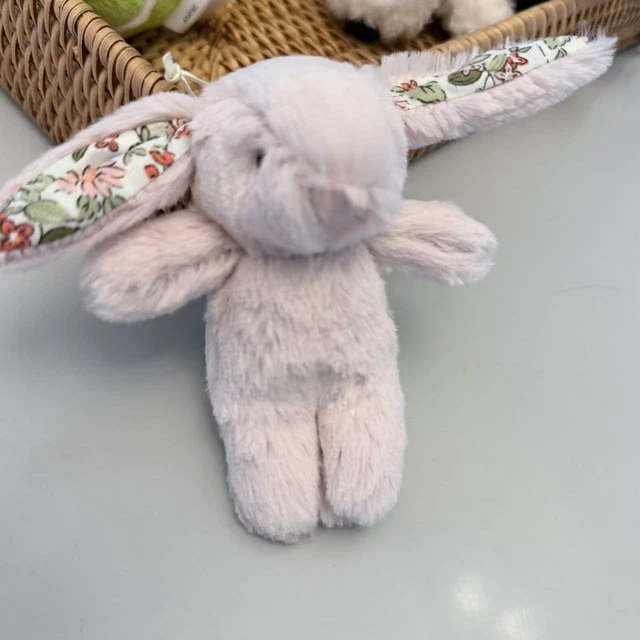 JELLYCAT RABBIT PLUSH Keychain 10CM Light Pink includes protective dust ...