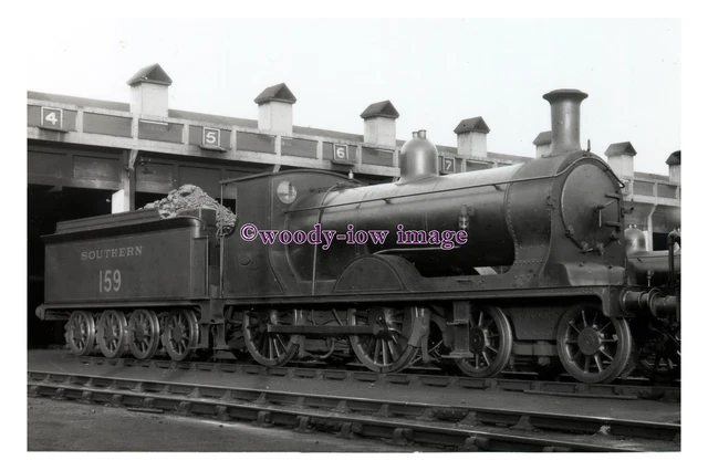 PU1894 - RAILWAY - Engine No.159 Class L11 at Exmouth Junction Shed ...