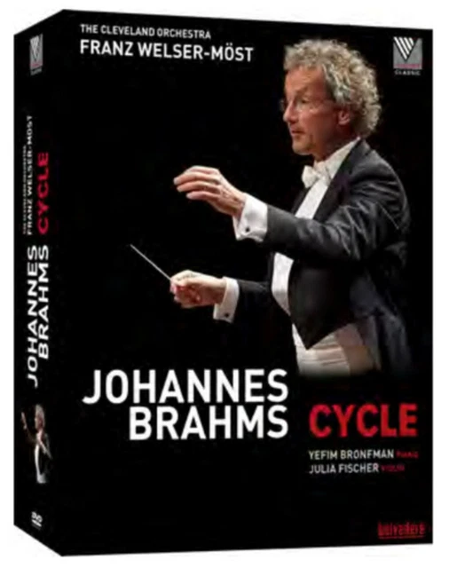 JOHANNES BRAHMS: CYCLE (DVD) Yefim Bronfman, Julia Fischer, Cleveland ...