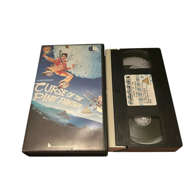 CURSE OF THE Pink Panther VHS Tape Inspector Clouseau Blake Edwards ...
