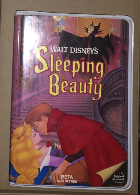 SLEEPING BEAUTY 1959 Family Animation Betamax Walt Disney Black Diamond ...