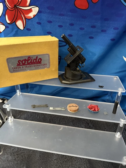 SOLIDO CANON A transformations avec sa boite et les obus. EUR 70,00 ...