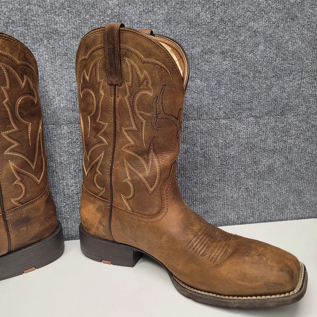 ARIAT MEN'S PULL-ON Sport Outdoor Western Work Boots 10038330 Brown ...