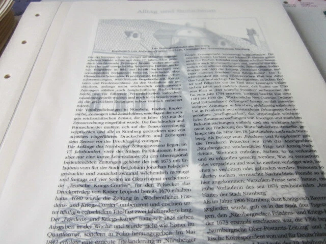 NÜRNBERG DOKU 5033 Die Zeitungsverkäufer Bild Ambrosius Gabler 1810 EUR ...