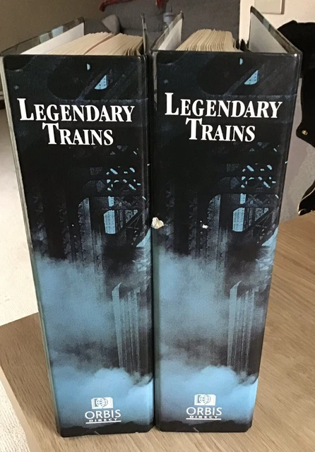 LEGENDARY TRAINS BY Orbis Direct Complete 1 - 16 Series 2 Binder ...