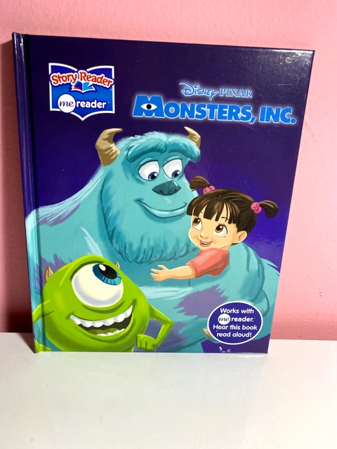 DISNEY PIXAR STORY Reader Me Reader Monsters Inc Hardcover No Sound Pad ...