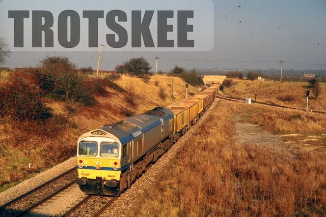 35MM SLIDE BR British Railways Diesel Loco Class 59 59002 1993 ORIGINAL ...