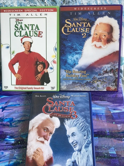 DISNEY’S THE SANTA Clause 3 Movie DVD Set Tim Allen Like New Rare Cases ...