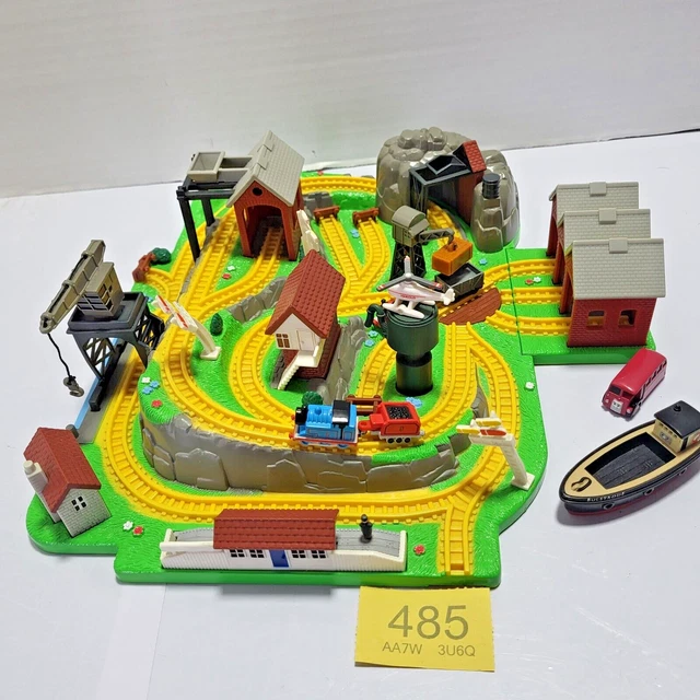 THOMAS THE TANK Engine 1996 Bluebird Miniature Play Set + figures RARE ...