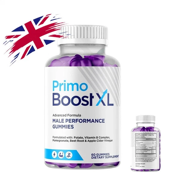 PRIMO BOOST XL Gummys Advanced Formula PrimoBoost XL Male 60 Gummies UK ...