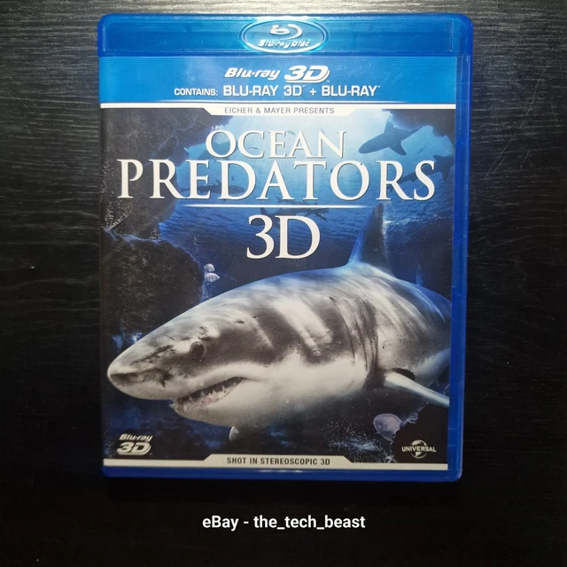 OCEAN PREDATORS 3D + 2D Blu-Ray £8.99 - PicClick UK