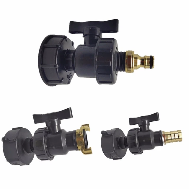 PLASTIC IBC INTERMEDIATE Bulk Container PP Valve-Connection-Adapter ...