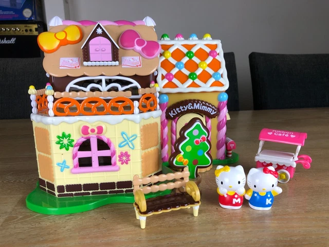 HELLO KITTY & Mimmy SANRIO Sweet Candy Gingerbread House Vintage ...