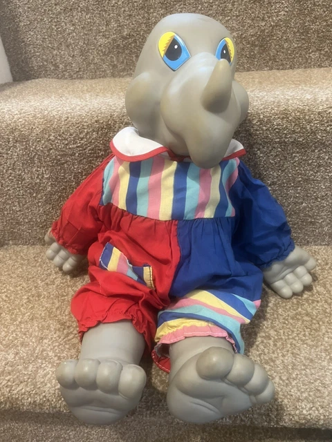 VINTAGE DRESSED UNEEDA Doll Rhino Dinosaur Troll *Rare* 18" £15.00 ...