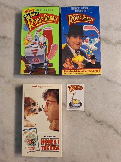 THE BEST OF Roger Rabbit (VHS, 1996) HTF Kids Animated Rare W/ Sticker ...