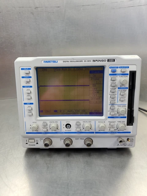 IWATSU DS-8812 100MHZ 500MS/s Digital Oscilloscope. 4E-26 $388.00 ...