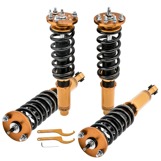 24 WAYS DAMPER Height Adjustable Coilovers for Honda Accord Shock ...