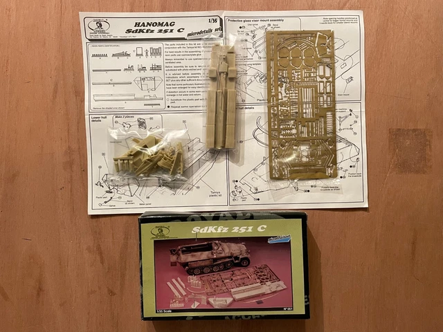 1/35 ROYAL MODEL 051 : Kit Detail Multimedia Sdkfz 251 Ausf. C Hanomag ...