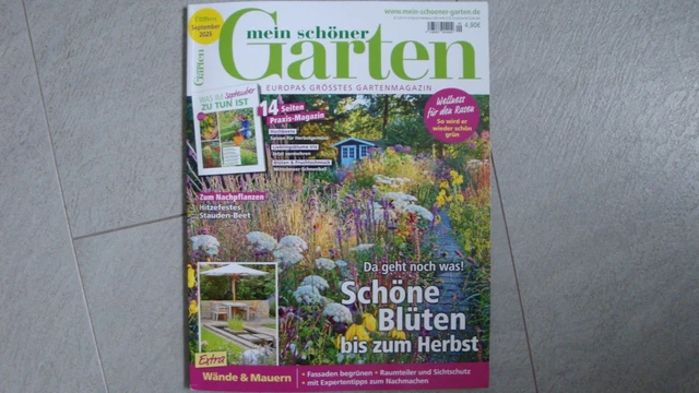 ZEITSCHRIFT MEIN SCHÖNER Garten Sep 2025 EUR 1,90 - PicClick DE