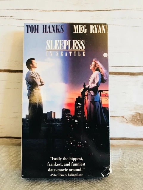 SLEEPLESS IN SEATTLE VHS Home Video Tape Starring Tom Hanks Free ...