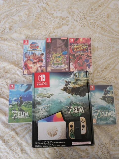 NINTENDO SWITCH OLED Zelda Edition With Games Bundle £365.00 - PicClick UK