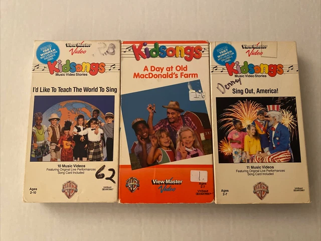 KIDSONGS I'D LIKE To Teach The World To Sing Macdonald’s Farm Sing Out America £22.74 - PicClick UK