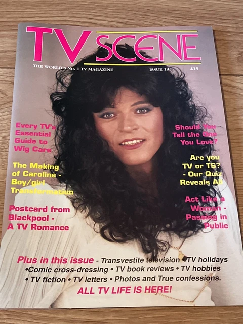 TV SCENE MAGAZINE 19 Transvestite transsexual, Gay men,Cross Dressing ...