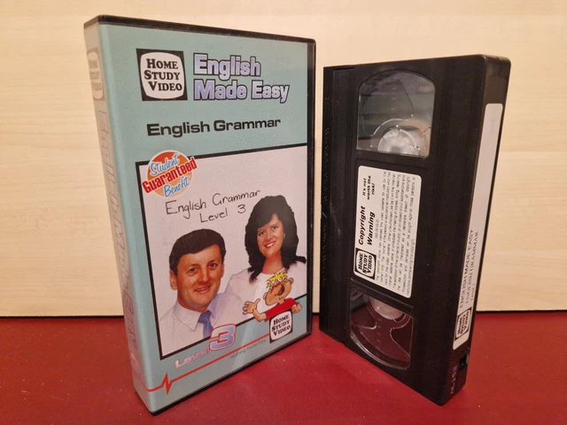 ENGLISH MADE EASY - English Grammar Level 3 - Home Study PAL VHS Video ...