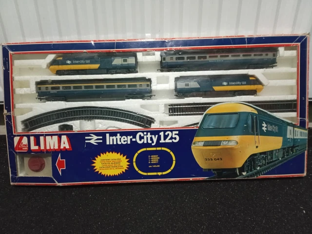 LIMA CLASS 43 HST Intercity 125 1983 OO Gauge Train Set Used + Extra ...