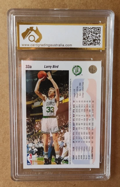 LARRY BIRD UPPER Deck 1992/93 - #33a CGA 8.5 NM MINT+ not PSA EUR 48,49 ...