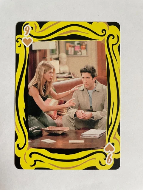 FRIENDS AMERICAN TV Show Cast Rachel Ross Swap Playing Card Jennifer ...