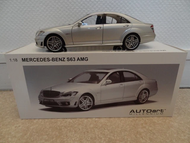 MERCEDES BENZ S63 AMG W221 Gris Silver Autoart 1/18 76241 EUR 599,00 ...