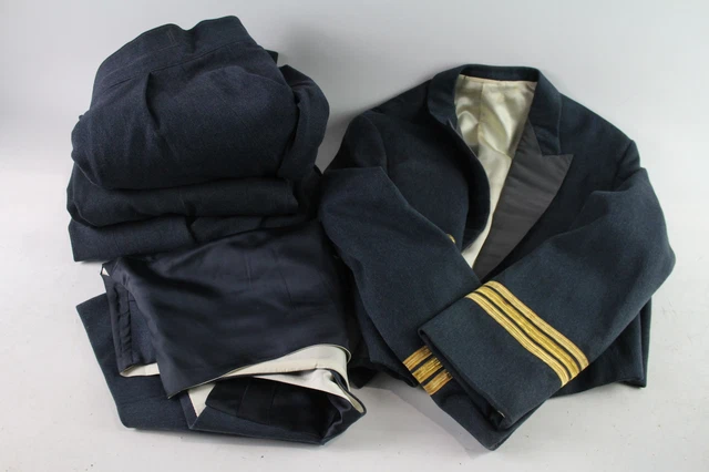 RAF OFFICERS MILITARY Mess Dress & Service Dress Uniforms Inc Tunics ...